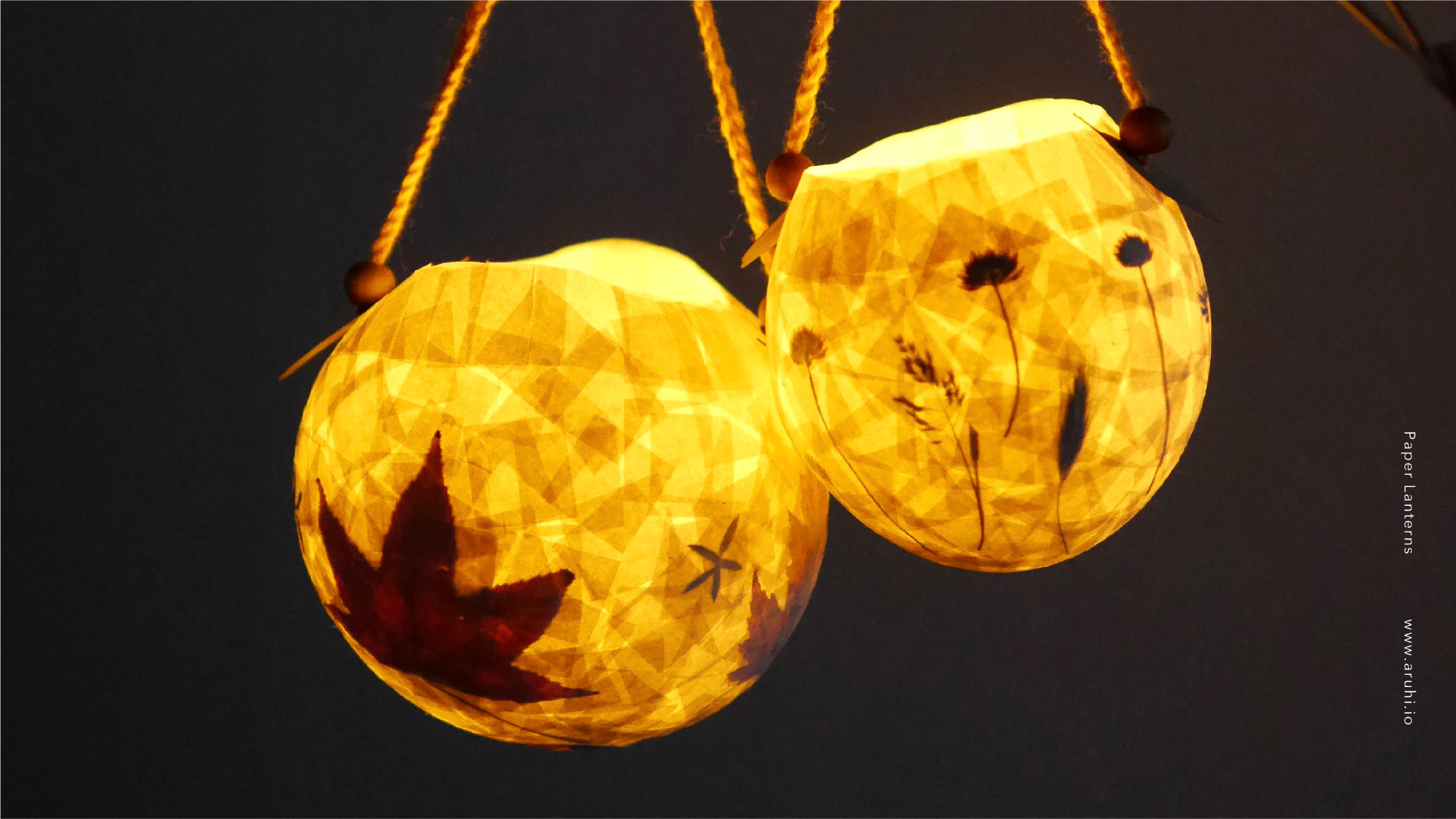 Paper Lanterns for Lantern Walk - Aruhi