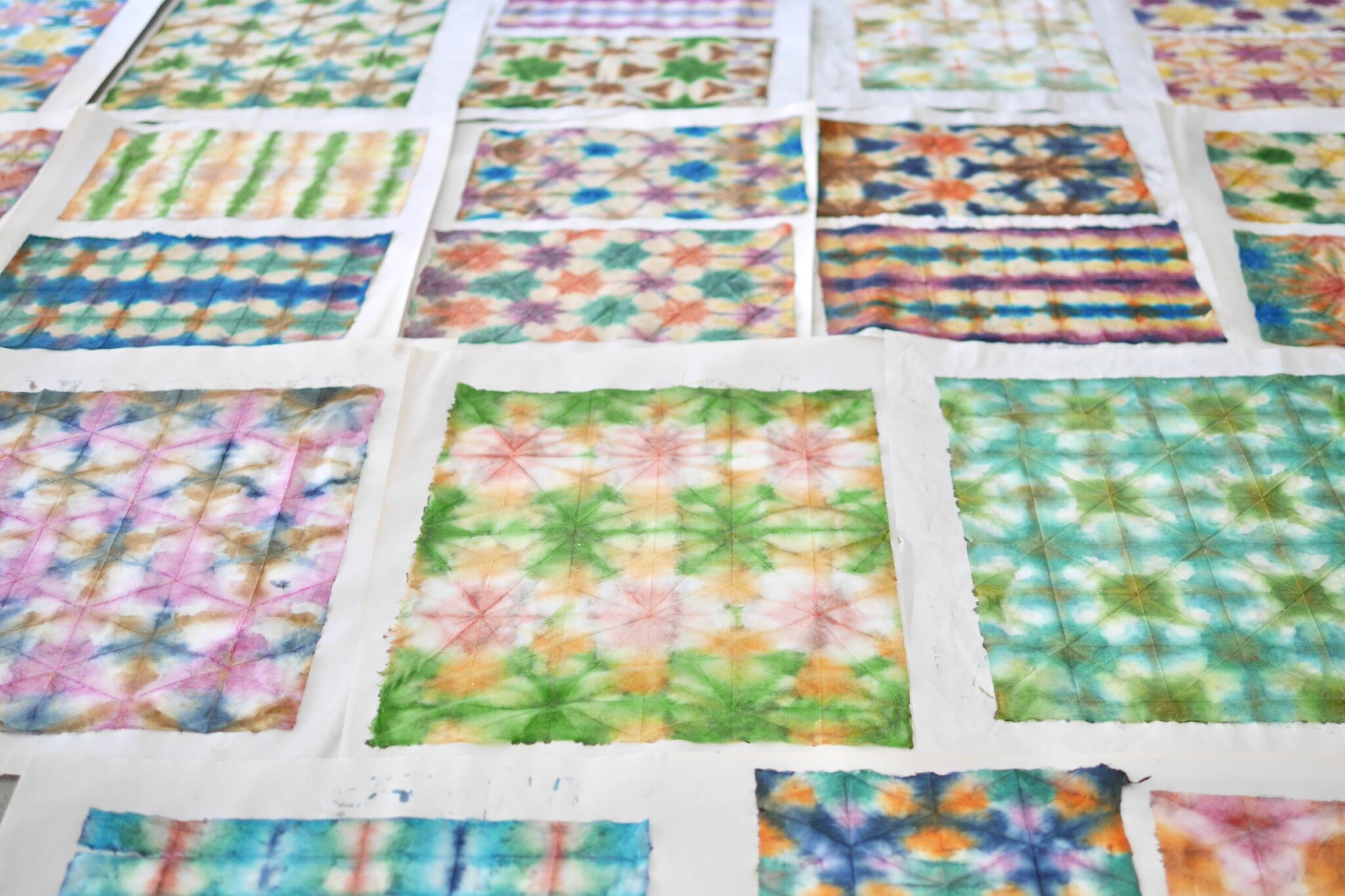 Orizome, Japanese Fold Dyeing - Aruhi