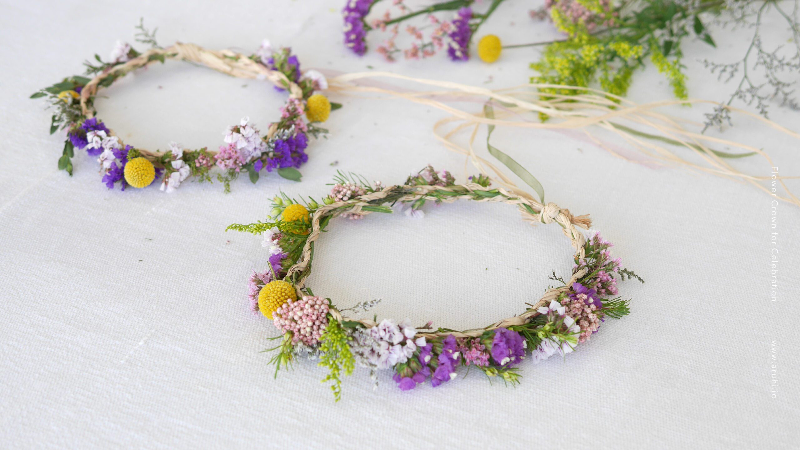 Flower Crown for Celebration - Aruhi